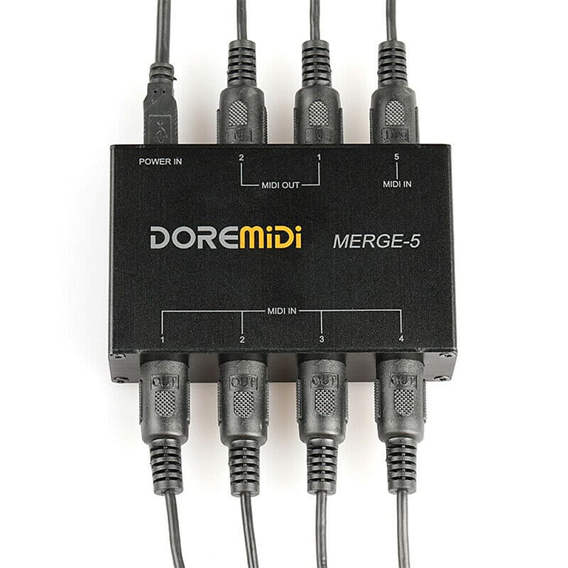 DOREMiDi MERGE-5 Midi Interface Box 5 ins, 2 outs | Reverb Australia