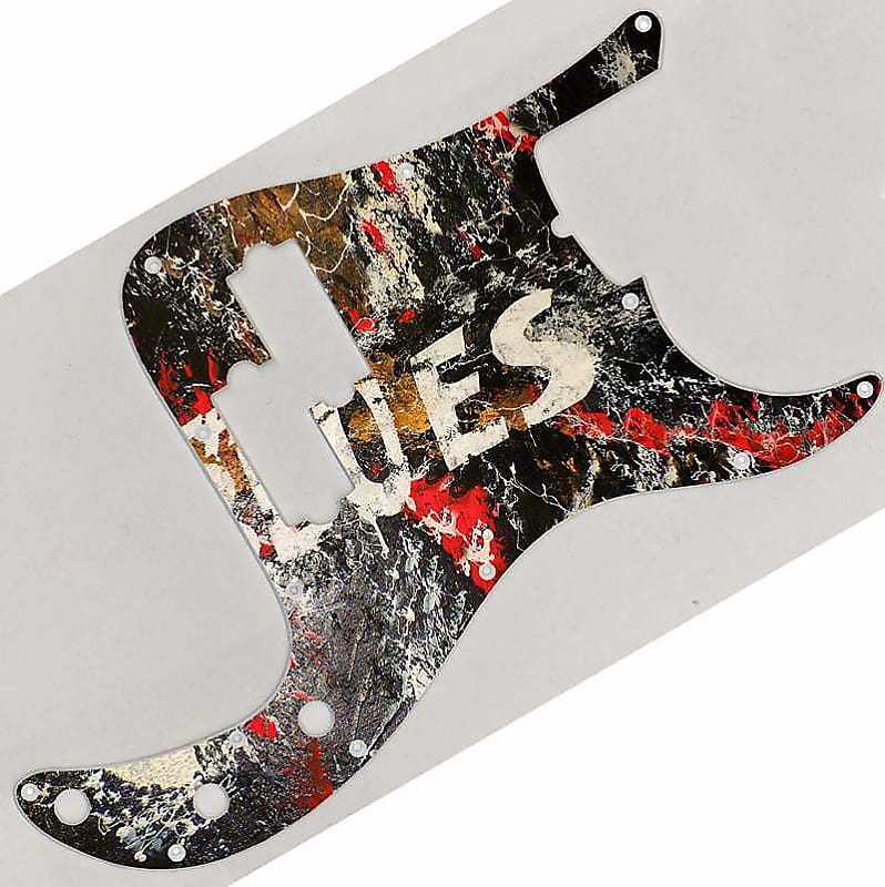 Graphical pickguard Fender Precision Bass (Pbass) Standard 13 | Reverb