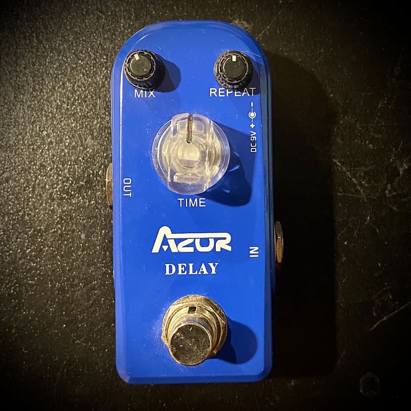 Azor Delay mini pedal Blue | Reverb