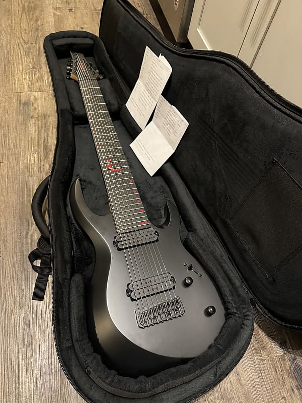 Kiesel Aries 9 string 2023 - Jet black satin | Reverb