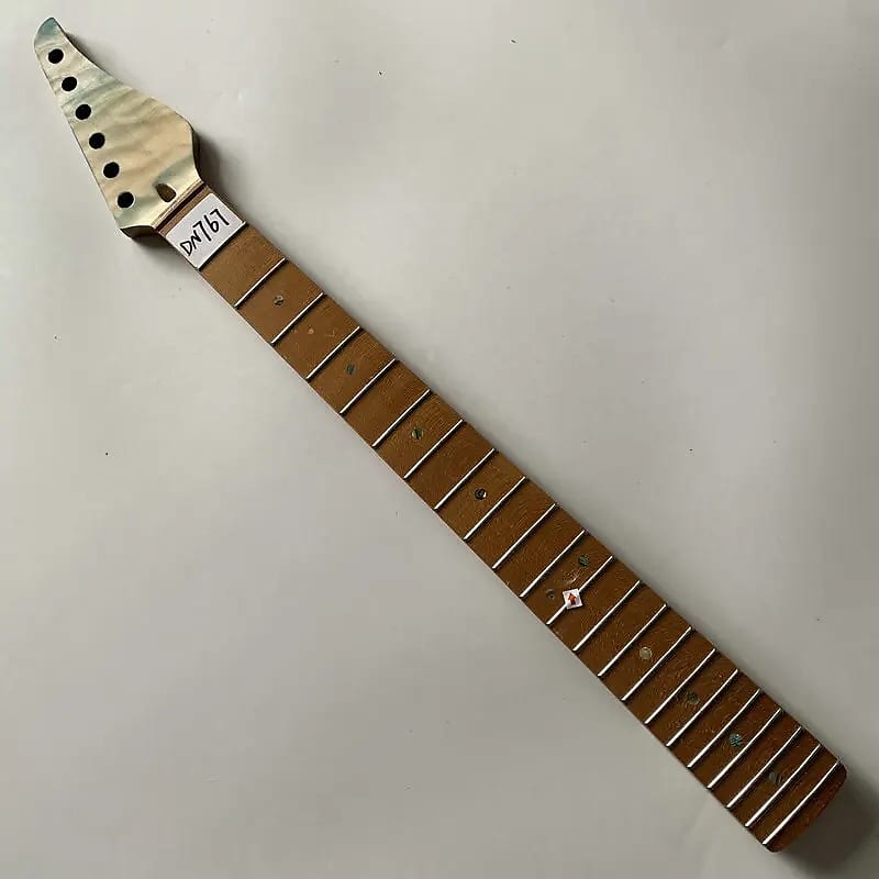 Roasted Maple Wood Guitar Neck with Maple Fretboard | Reverb