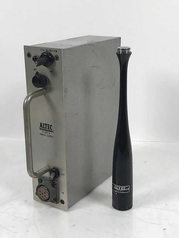 Altec Coke Bottle 150A Microphone & Altec P-525-A | Reverb Australia