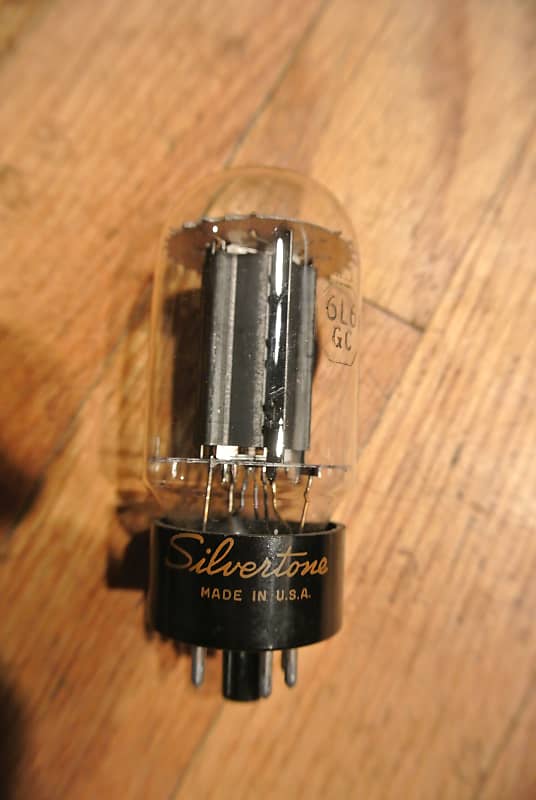 6L6GC radio amplifier Silvertone audio electron vintage | Reverb