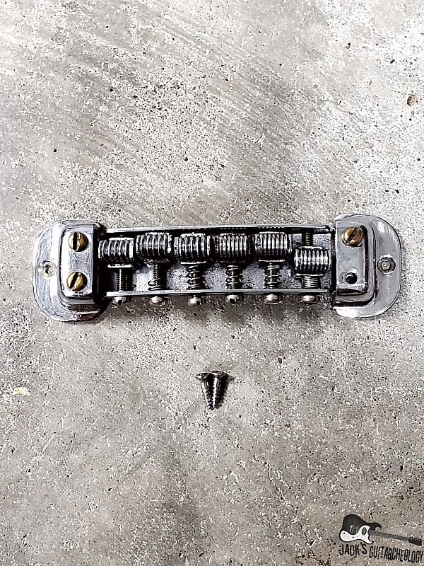 RARE Teisco / Silvertone / Matsumoku Del Rey Sharkfin Bridge | Reverb