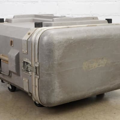 4U 4-Space Grey Molded ATA Shockmount Military Travel Rack | Reverb