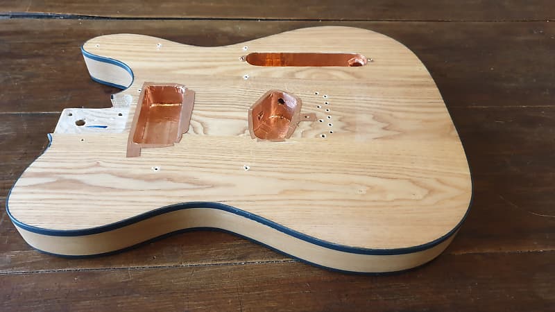 Telecaster Body & shielded pickguard | Reverb