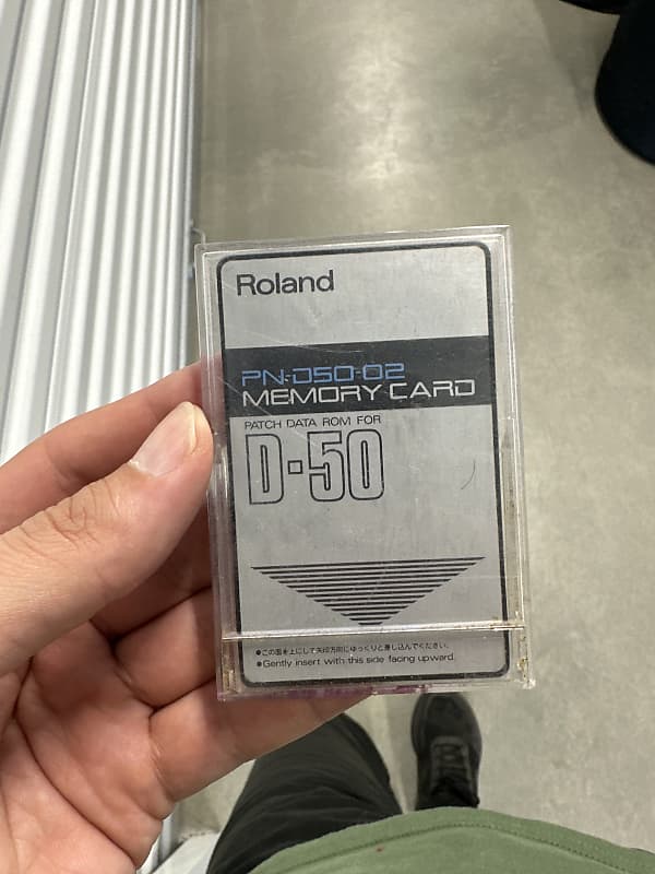 Roland D-50 1980s - PN-D50-02 memory card | Reverb
