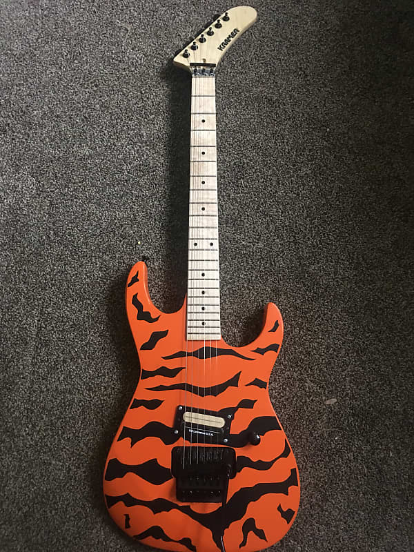 Kramer Super strat 80s Custom tiger | Reverb