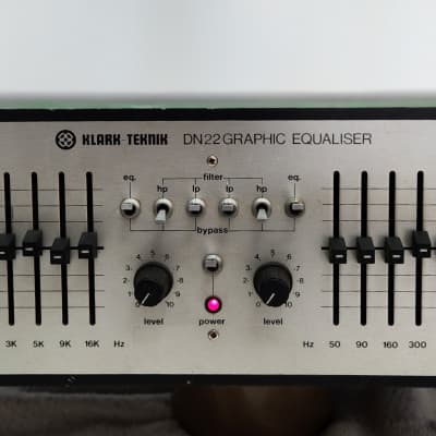 Klark Teknik Vintage DN22 Stereo 11-Band Inductor EQ | Reverb
