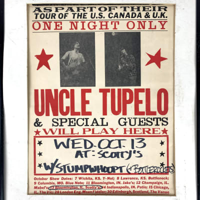 Uncle Tupelo Poster Owned by Jay Farrar of Son Volt | Reverb