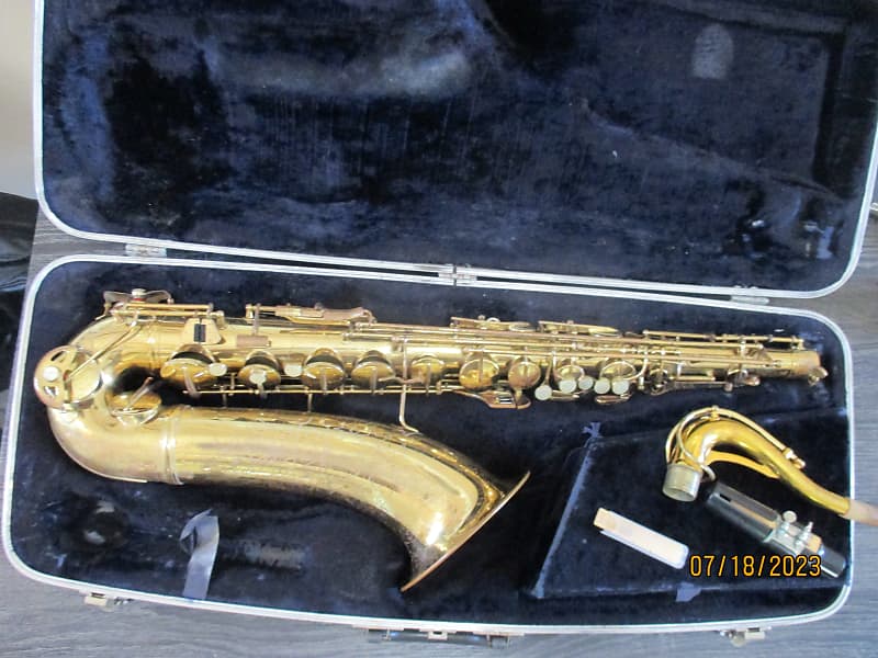 Conn Star brand Tenor saxophone with case and mouthpiece, | Reverb