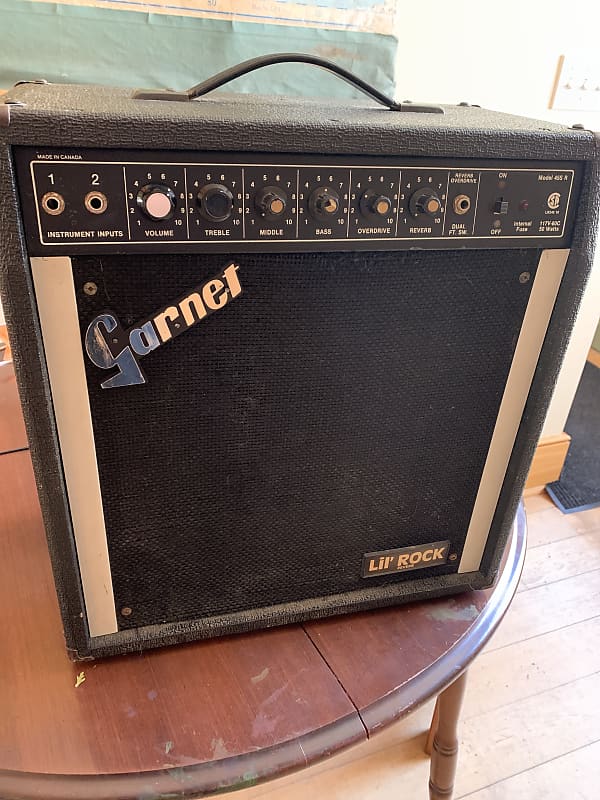 Garnet Lil’ Rock Reverb 1988 Black | Reverb