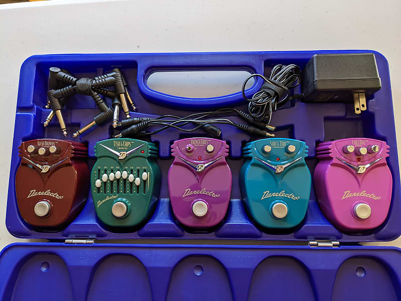 Danelectro Pedal board 2000's Blue | Reverb