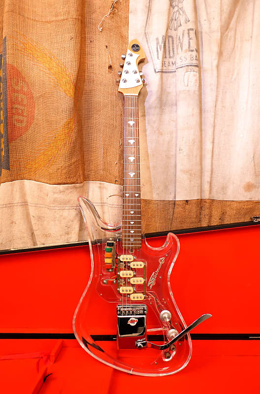 Teisco Spectrum 5 1990's Lucite | Reverb