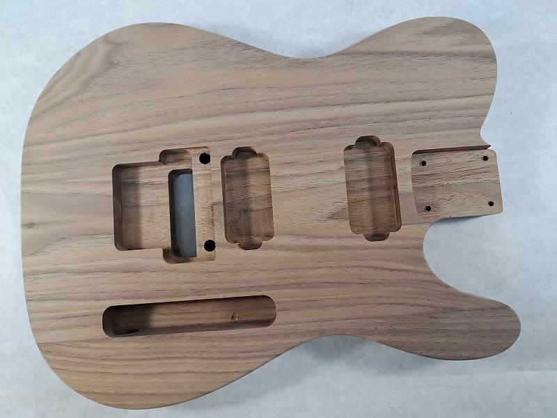 Unfinished Walnut HxH body - Tele - for Fender Strat | Reverb