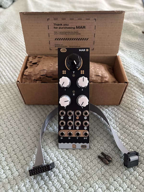 Nano Modules MAR - Dual Mixer module (Black/Gold) | Reverb