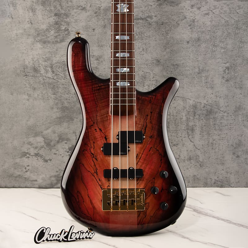 Spector USA Custom NS-2 Bass Guitar - Fire Black Burst - | Reverb