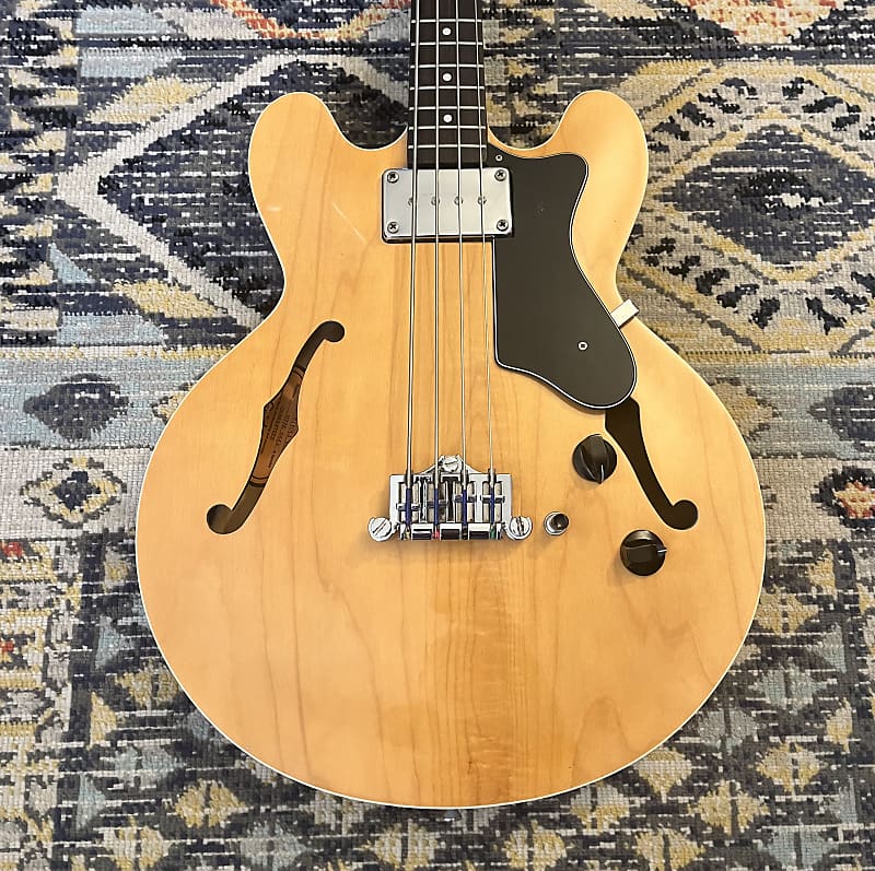 Epiphone Rivoli Bass Guitar - 1999 - Natural | Reverb