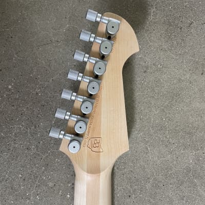 Bridge Builder Guitars Oxcart 7-string (Black Machine and | Reverb