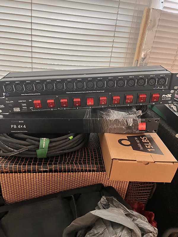 Art Power rack / Input rack patch bay Black | Reverb