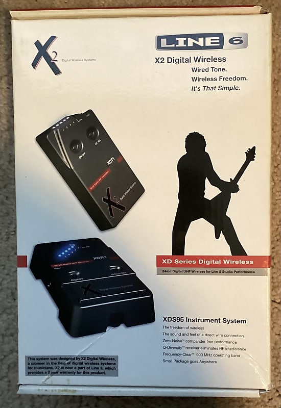 Line 6 X2 Guitar / Bass wireless system 2013 - Black / Gray | Reverb