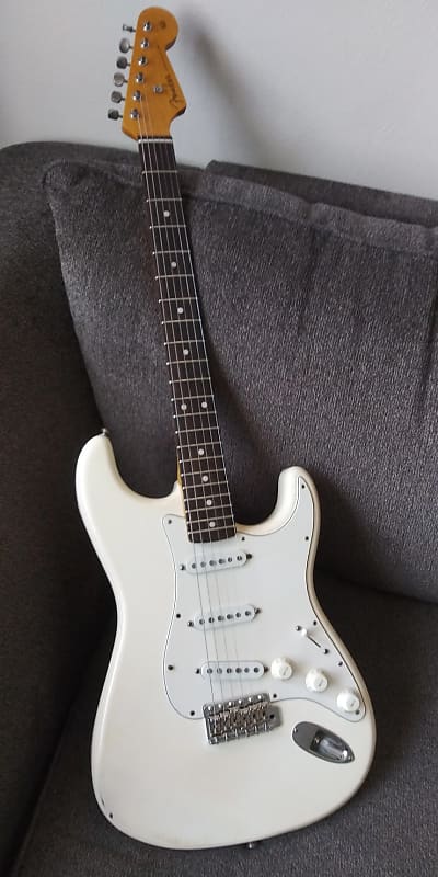 Fender/Warmoth Stratocaster White | Reverb