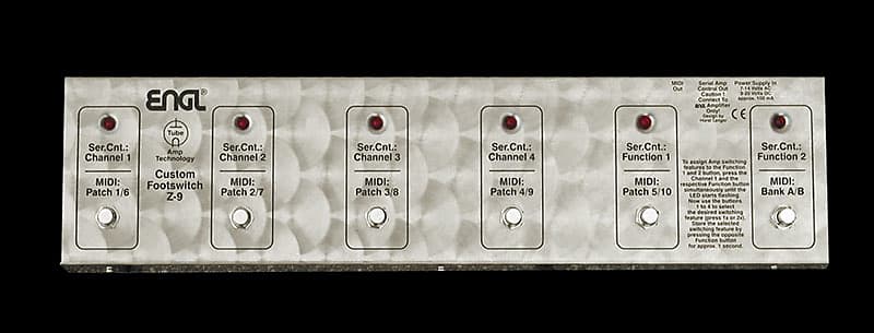 Engl ENZ9 Midi Footswitch suit EN-670/EN-570/EN-645/2/EN-365 | Reverb