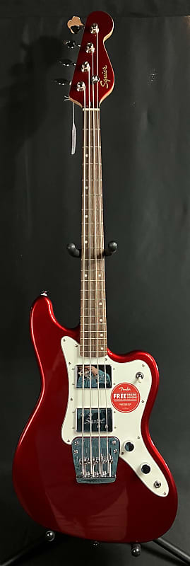 Squier Paranormal Rascal Bass 4-String Bass Guitar Candy | Reverb