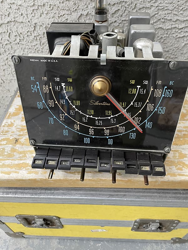 Vintage Silvertone 101 831-A Tube Radio Chasis For Parts Or | Reverb