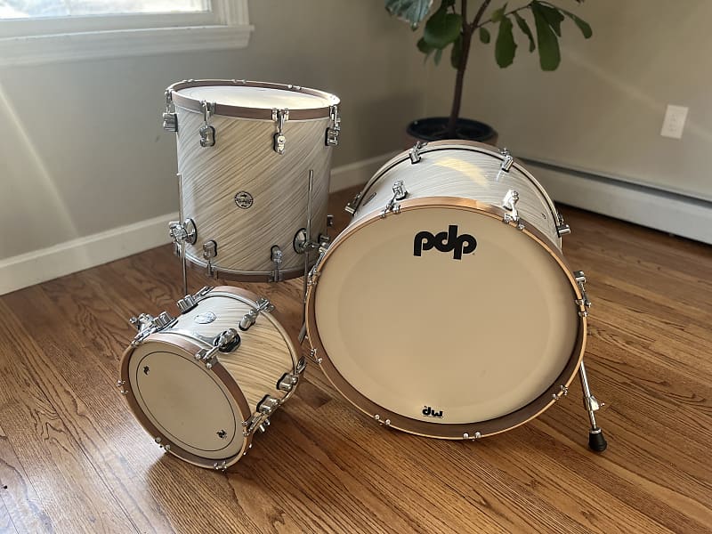 PDP Drums Limited Edition Twisted Ivory Shell Pack with | Reverb