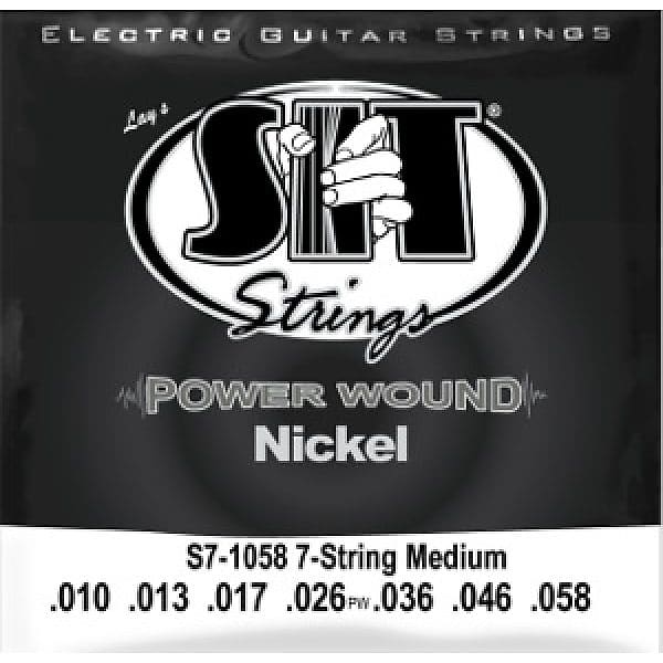 Sit Strings Corde Per Chitarra Elettrica 7 Corde Power Wound | Reverb