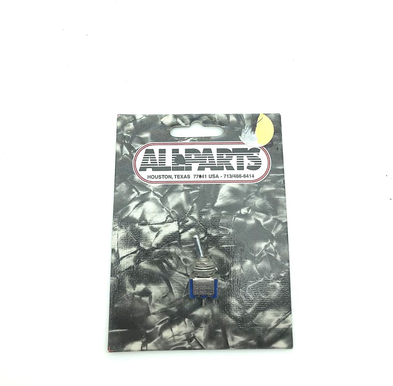 Allparts 2-Way On-On SPDT Mini Switch - Nickel | Reverb