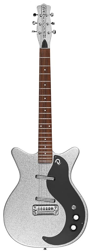 Danelectro 59 M Nos+ Silver Metalflake | Reverb