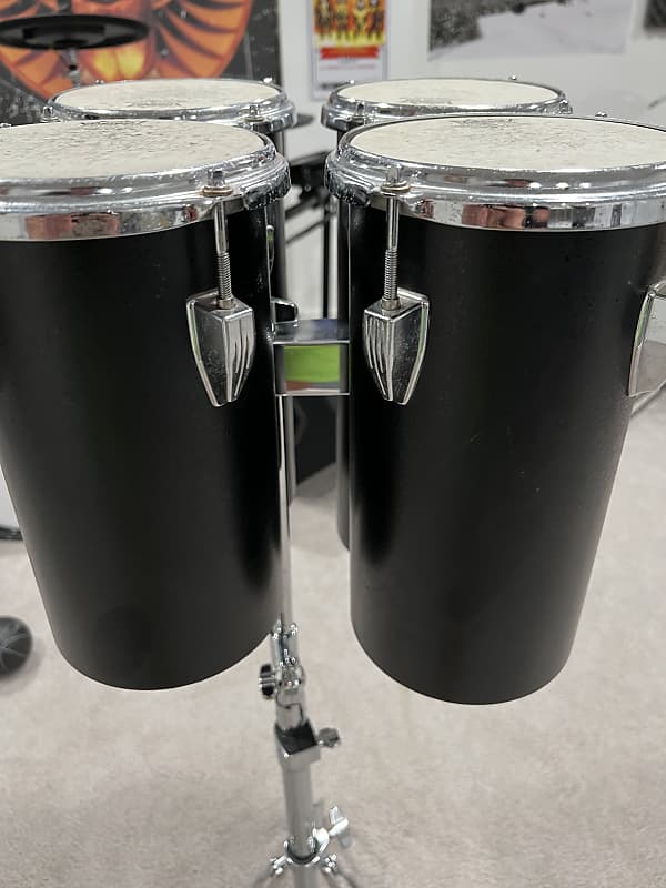 Tama Original High-Pitch Octobans Late 80s-Early 90s - Black | Reverb