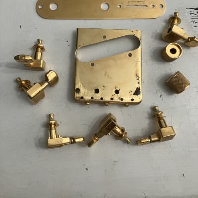 Fender Custom Shop Telecaster Parts - Gold | Reverb