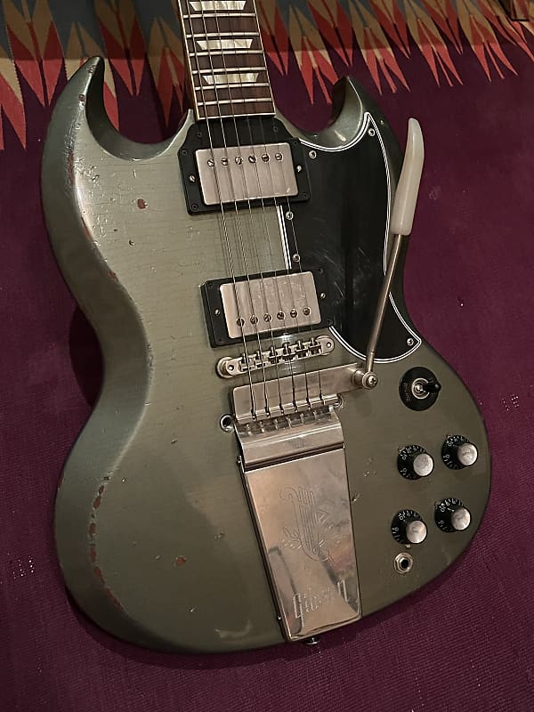 Gibson ‘61 SG 2020 - Aged Pelham Blue | Reverb