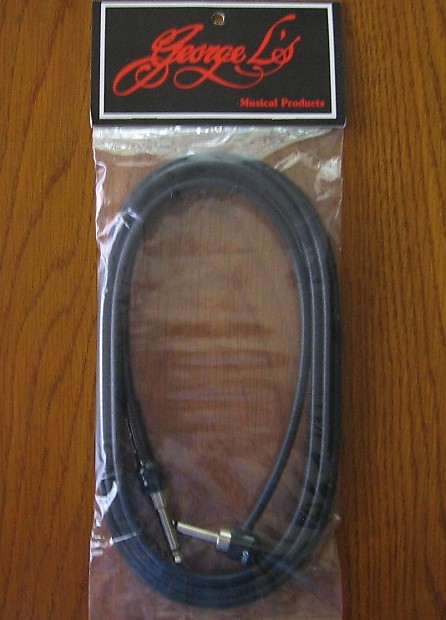 George L's 10ft Instrument Cable Straight/Angle Plugs | Reverb