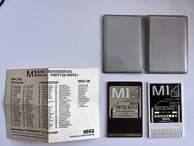 Korg M1 cards Fretted Instruments MPC-06 MSC-06 | Reverb Australia