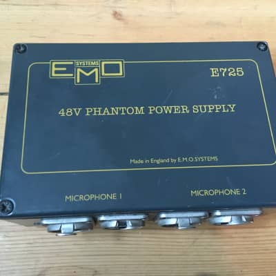 EMO DUAL 48 VOLT DC MICROPHONE PHANTOM POWER SUPPLY UNIT | Reverb