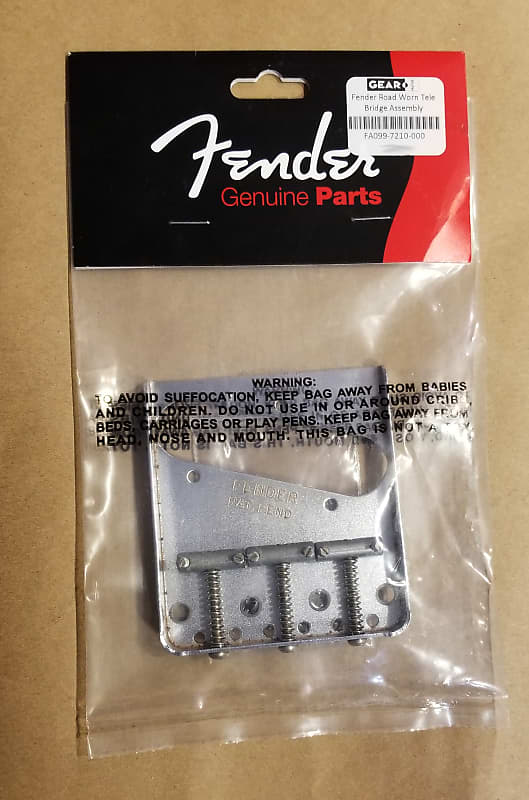 Fender Road Worn Telecaster Bridge Assembly | Reverb