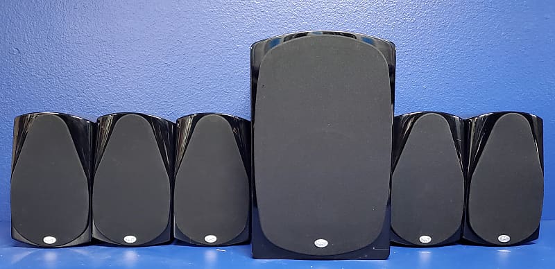 NHT Classic Two Bookshelf Speakers w/ Model Ten Sub 5.1 setup | Reverb