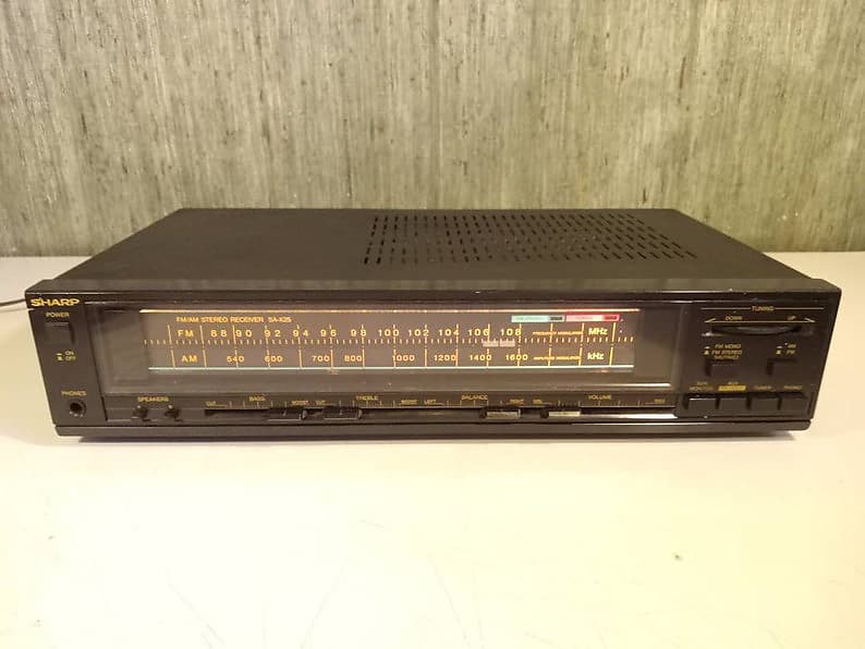 Sharp SA-X25 80s Vintage Stereo Receiver | Reverb