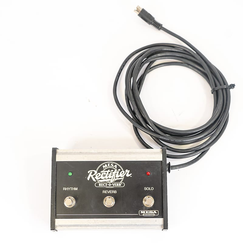 Mesa Boogie Rect-o-Verb 50 Series Footswitch Pedal & Cable | Reverb