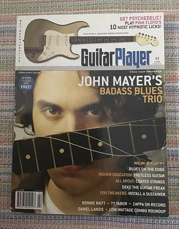 Guitar Player Magazine Back Issue February 2006 - John Mayer | Reverb