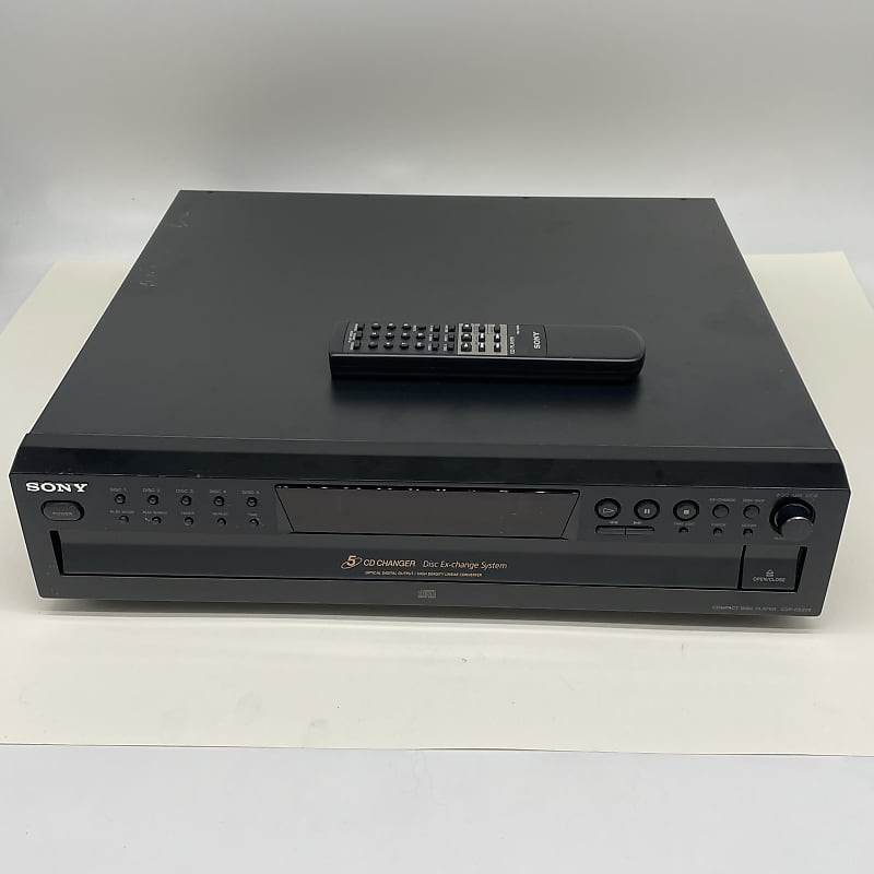 Sony 5 Disc CD Changer CDP-CE275 Carosel Player *SERVICED W/ | Reverb