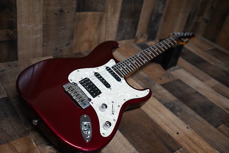 Schecter Traditional 2002 Red Matching Headstock HSS S Series | Reverb