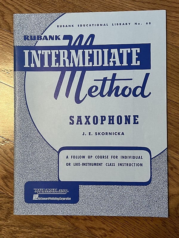 Hal Leonard Rubank Intermediate Method - Saxophone 1988 | Reverb