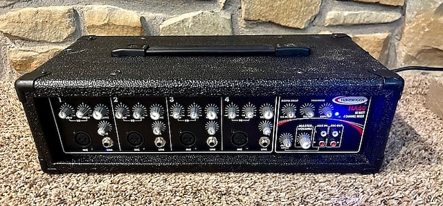 Harbinger HA60 4-Channel Powered Mixer Amplifier | Reverb