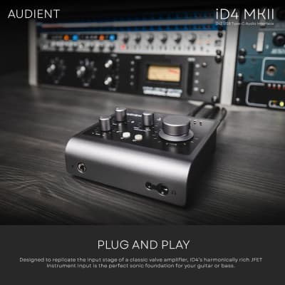 Audient iD4 MKII Desktop 2x2 USB Type-C Audio Interface w/ | Reverb