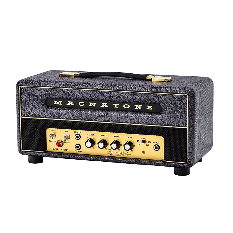 Magnatone Baby M-80 Head Slash Collection Purple Python | Reverb